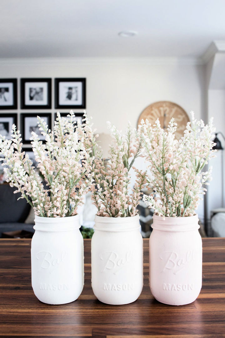 30 DIY Mason Jar Vase Ideas for Decoration - Suite 101