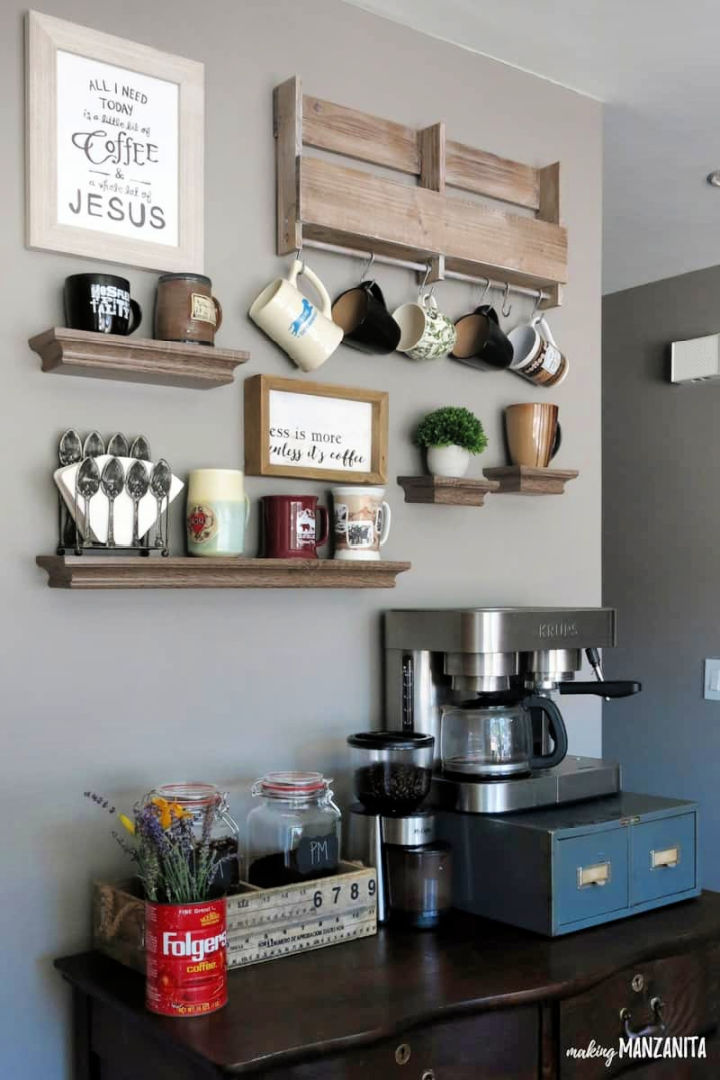25 DIY Coffee Bar Ideas - Make a Coffee Station