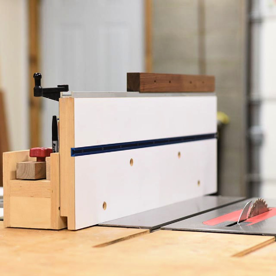 20 Free DIY Table Saw Fence Plans You Can Make - Suite 101