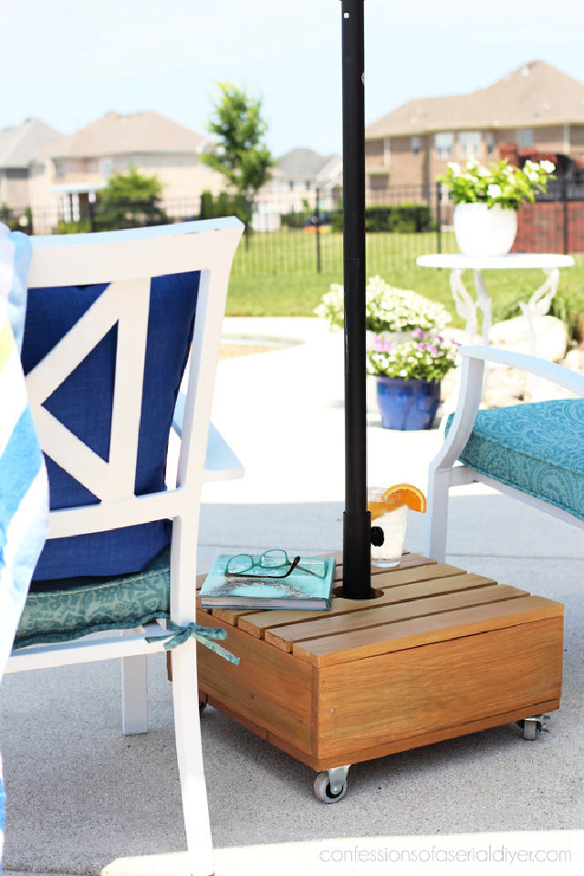 15 Easy DIY Umbrella Stand Ideas and BasePlans