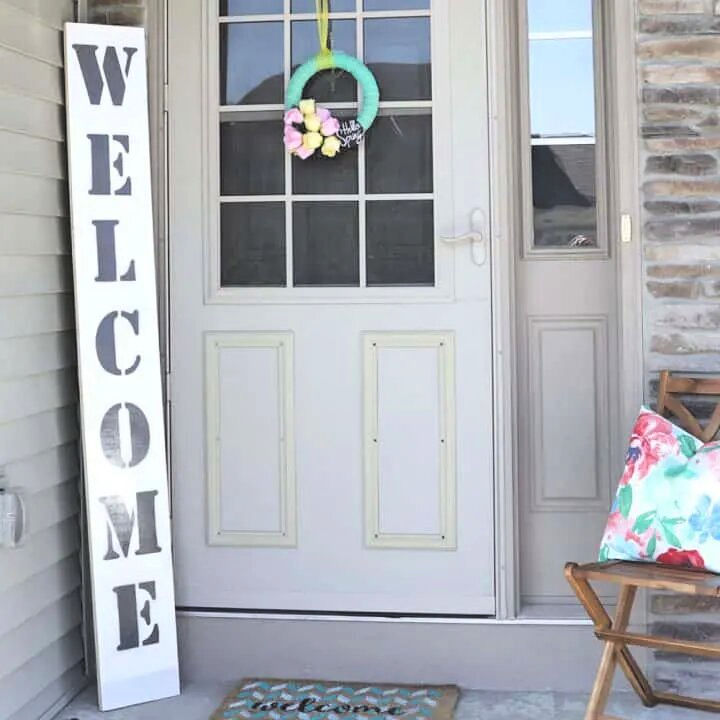 20 DIY Welcome Sign Ideas to Make Your Entrance Pop