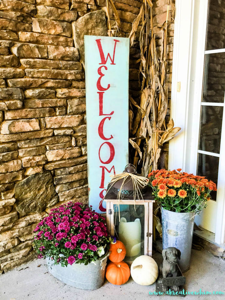 20 DIY Welcome Sign Ideas to Make Your Entrance Pop