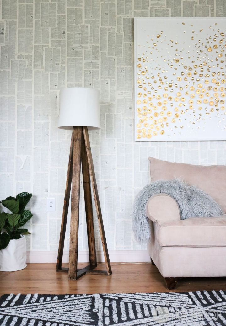 30 Creative DIY Floor Lamp Ideas - Suite 101