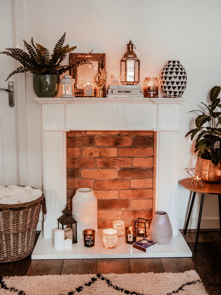 25 DIY Faux Fireplace Ideas: Build Your Own Fake Fireplace - Suite 101