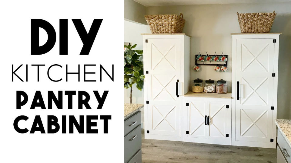 25 Free DIY Pantry Cabinet Plans to Build Your Own