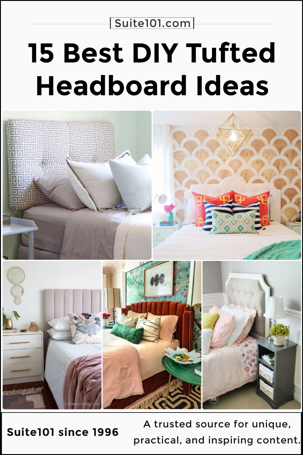 15 DIY Tufted Headboards to Upgrade Your Bed Design