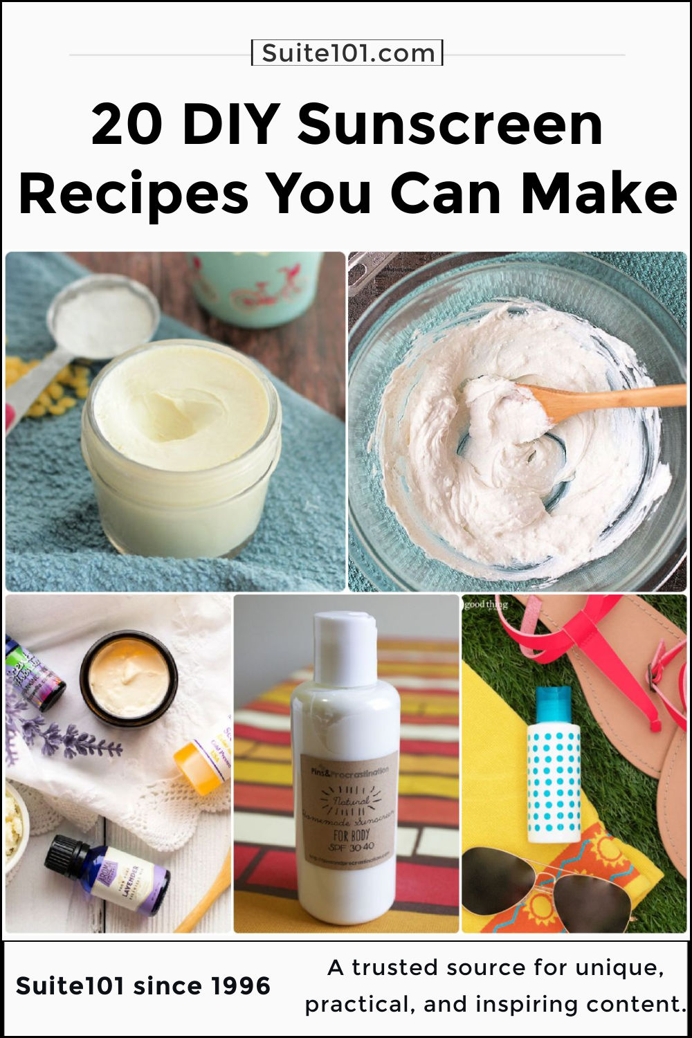 20 DIY Homemade Sunscreen Recipes You Can Make