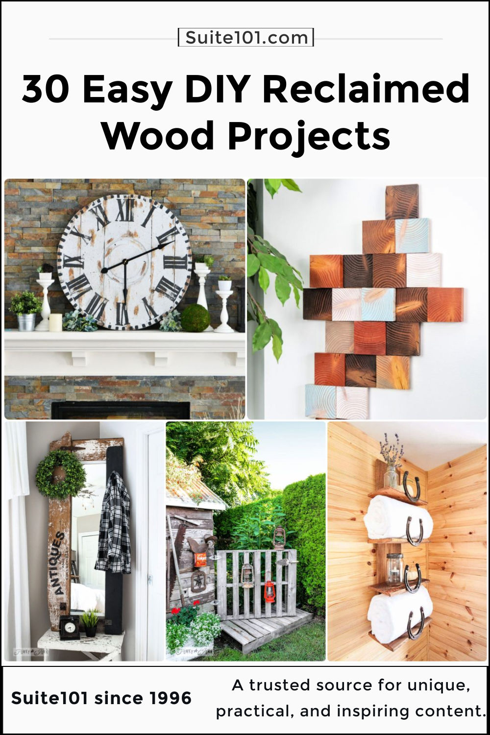 30 Reclaimed and Scrap Wood Projects for Beginners