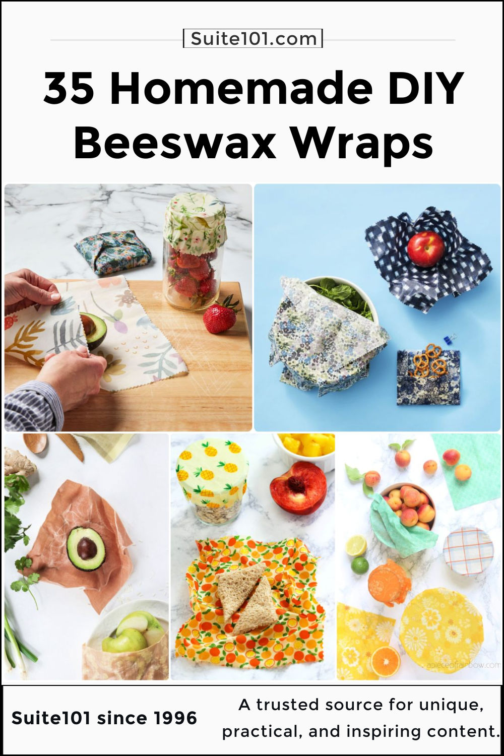 35 DIY Beeswax Wraps to Keep Your Food Fresh