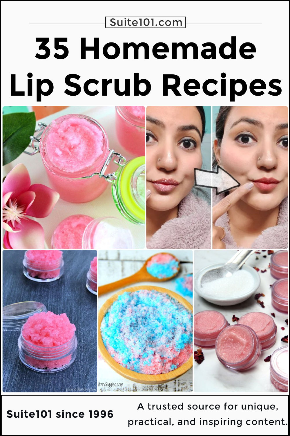 35 Homemade DIY Lip Scrub Recipes to Make at Home