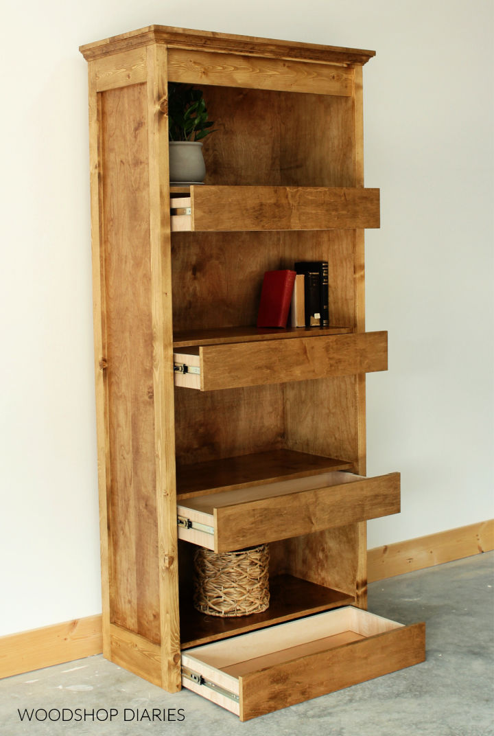 40 Free DIY Bookshelf Plans and Ideas You Can Build