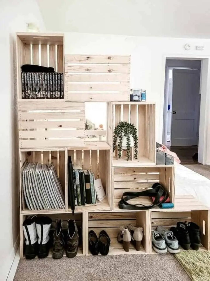 30 Unique Wooden Crate Decorating Ideas - Suite 101