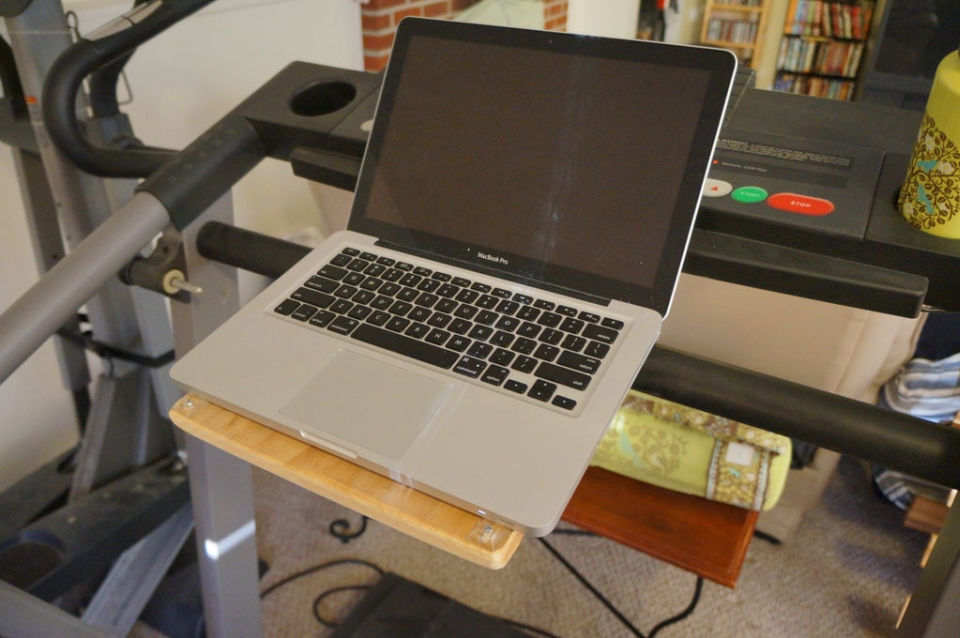 20 Homemade DIY Treadmill Desk Ideas - Suite 101