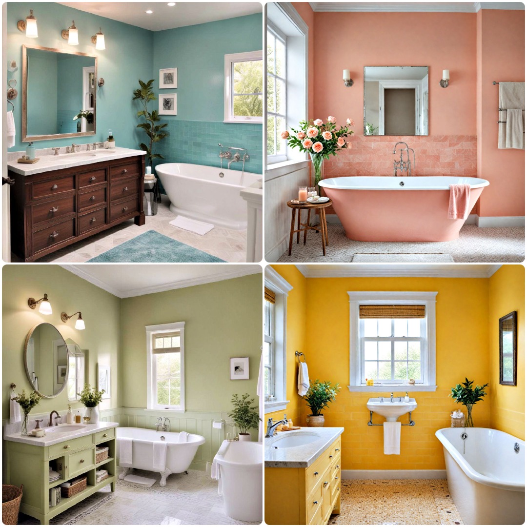 40 Popular Bathroom Color Ideas and Schemes (2024)