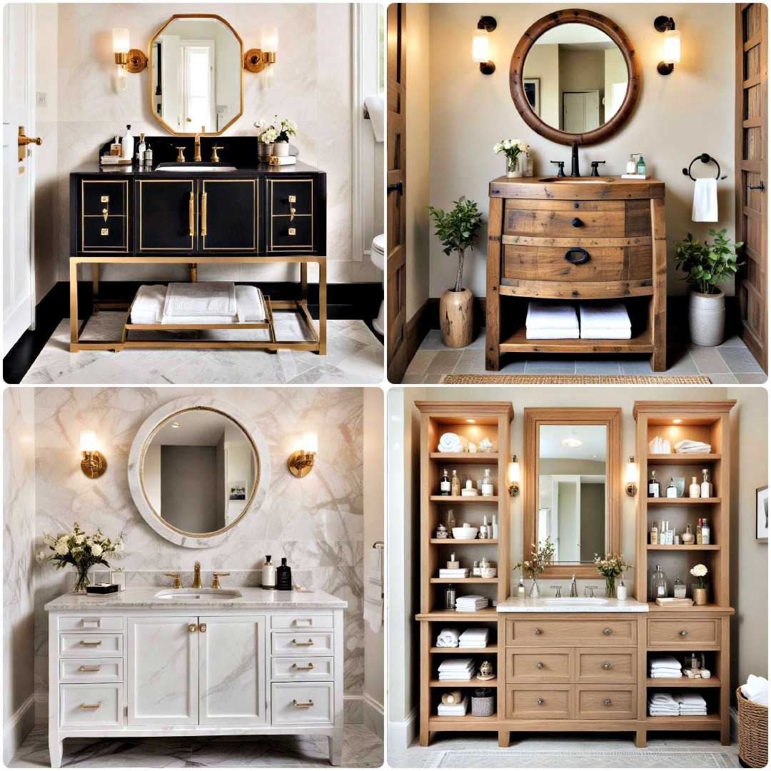 40 Unique Bathroom Vanity Ideas and Inspirations