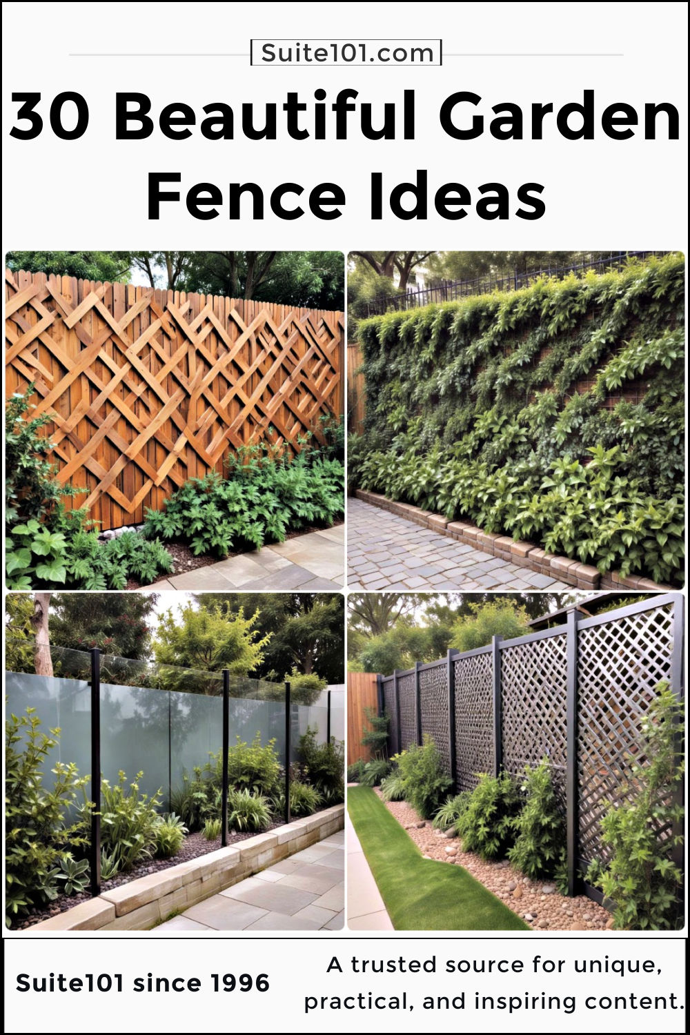 30 Garden Fence Ideas for Small and Large Gardens