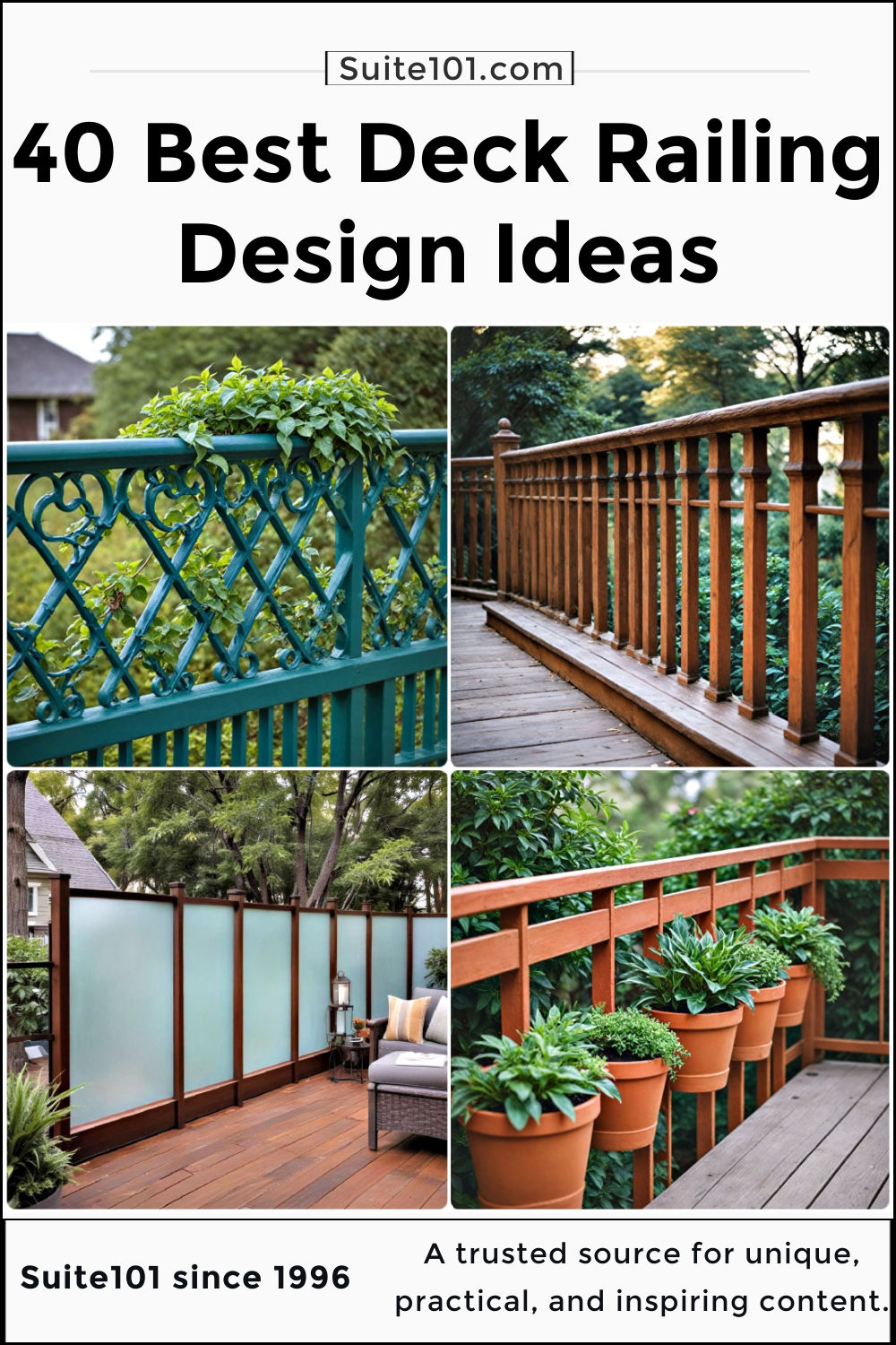 40 Deck Railing Ideas and Designs for Modern Homes