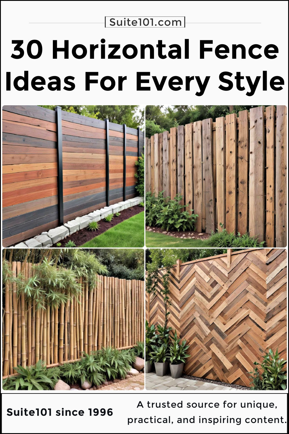30 Horizontal Fence Ideas That Offer Privacy and Style