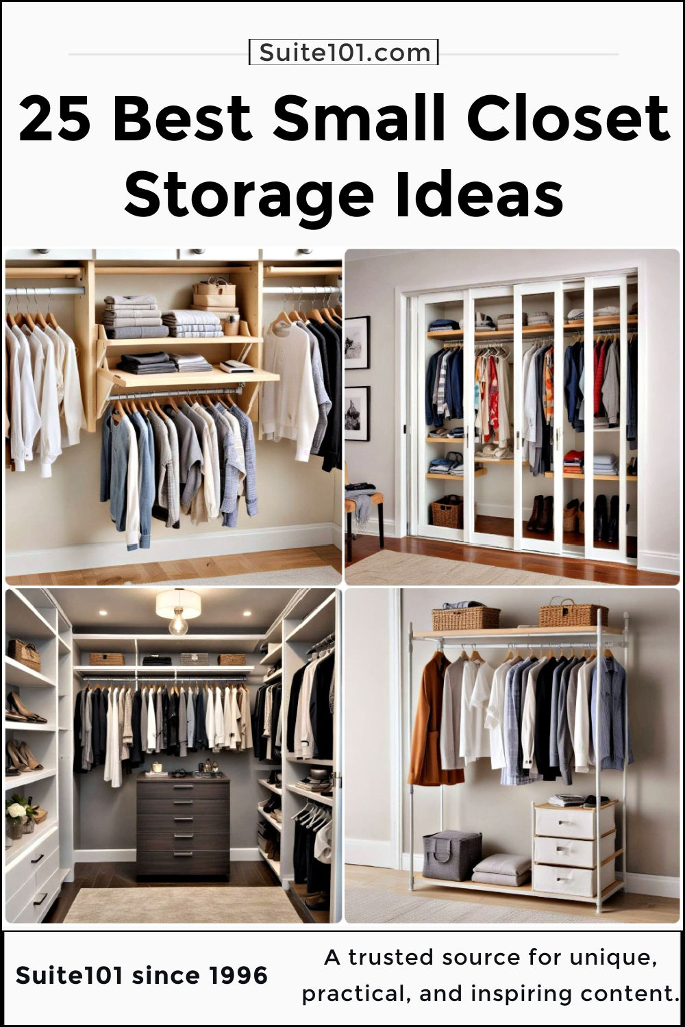 25 Small Closet Ideas for Maximizing Your Space