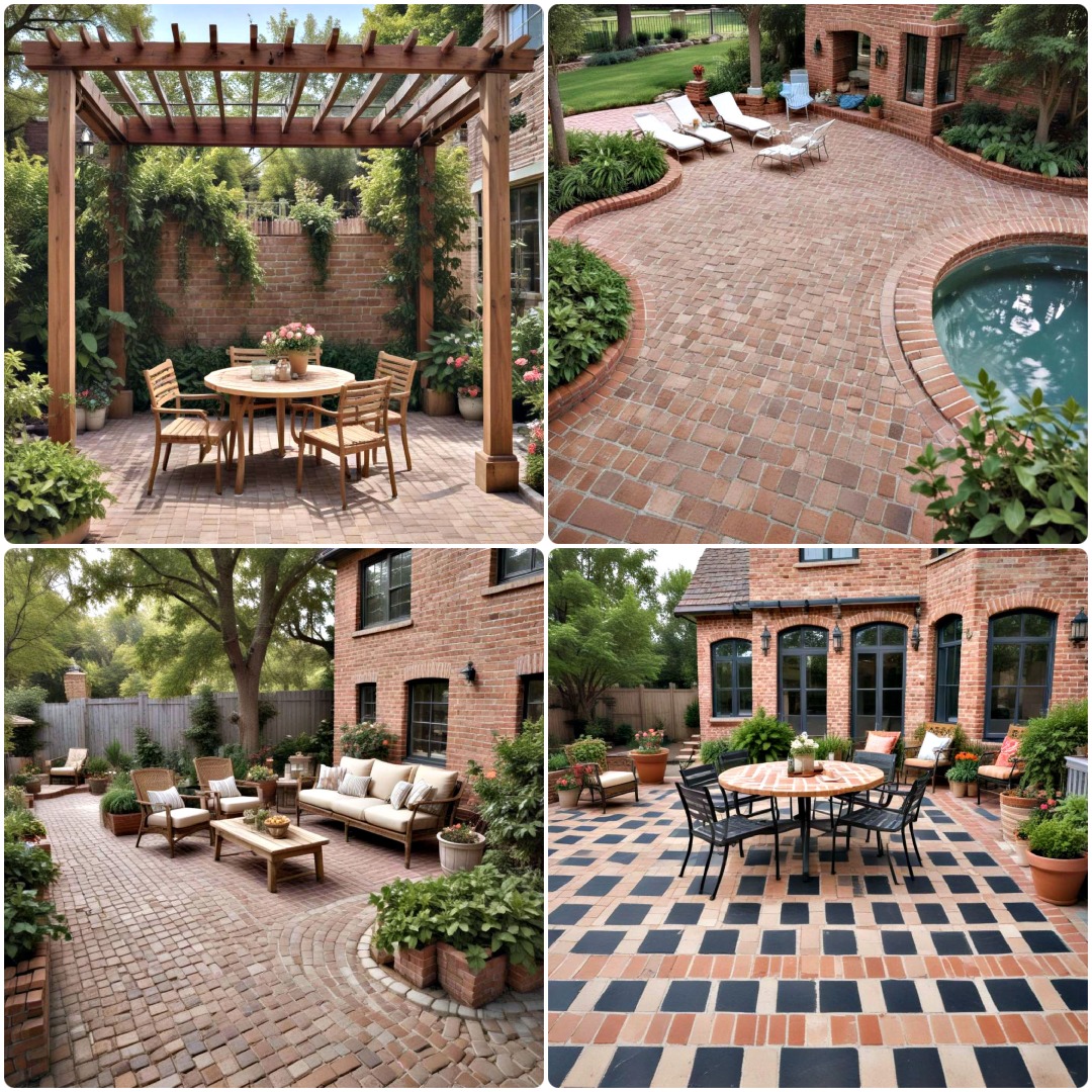 30 Brick Patio Ideas to Enhance Your Outdoor Living Area