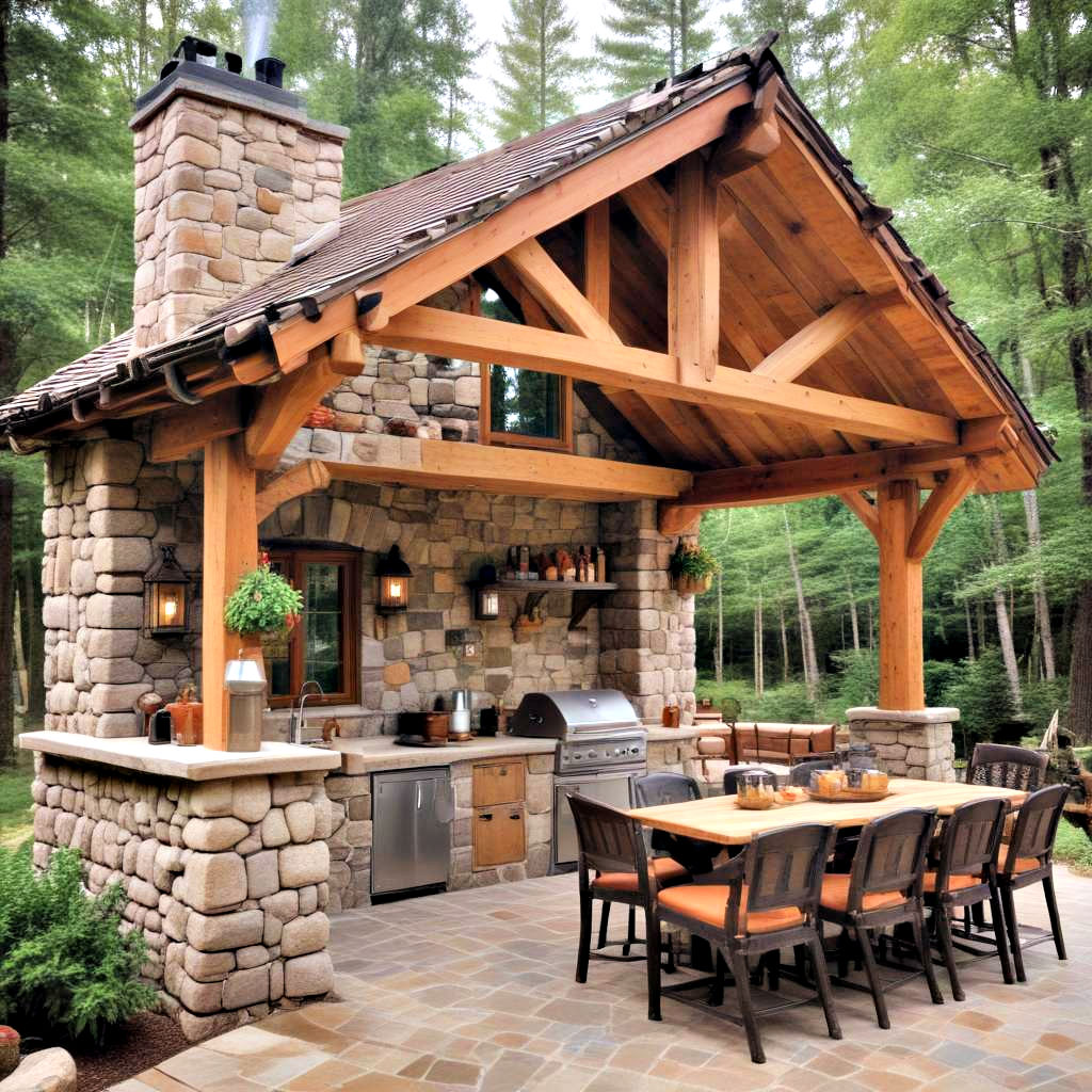 25 Covered Outdoor Kitchen Ideas for Your Backyard - Suite 101