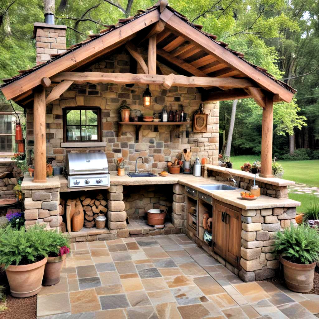 25 Covered Outdoor Kitchen Ideas for Your Backyard - Suite 101