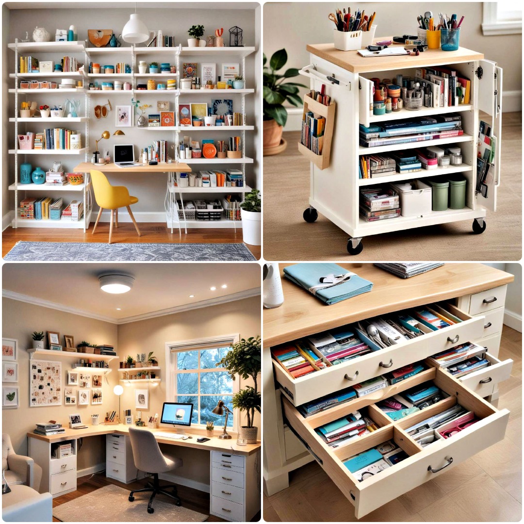 25 Functional Craft Room Ideas and Designs - Suite 101