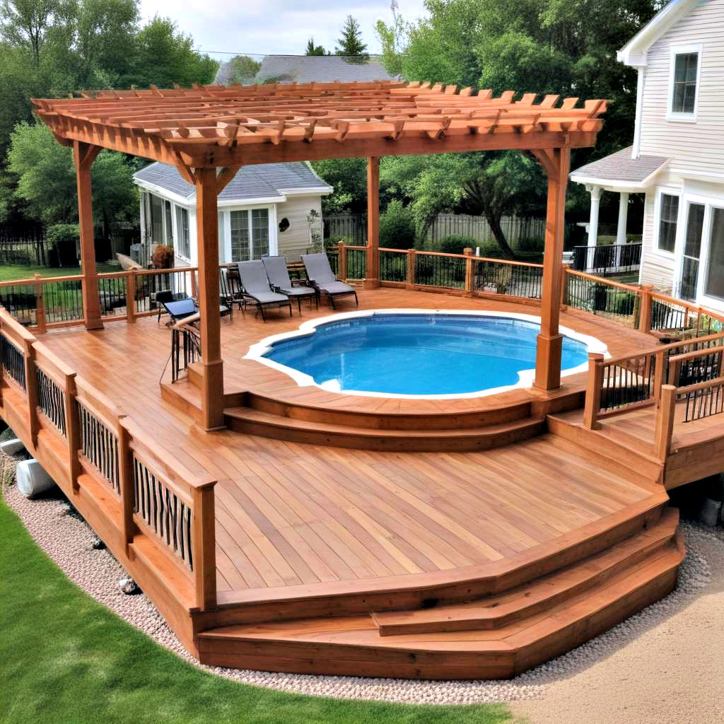 25 Above-Ground Pool Deck Ideas to Inspire You