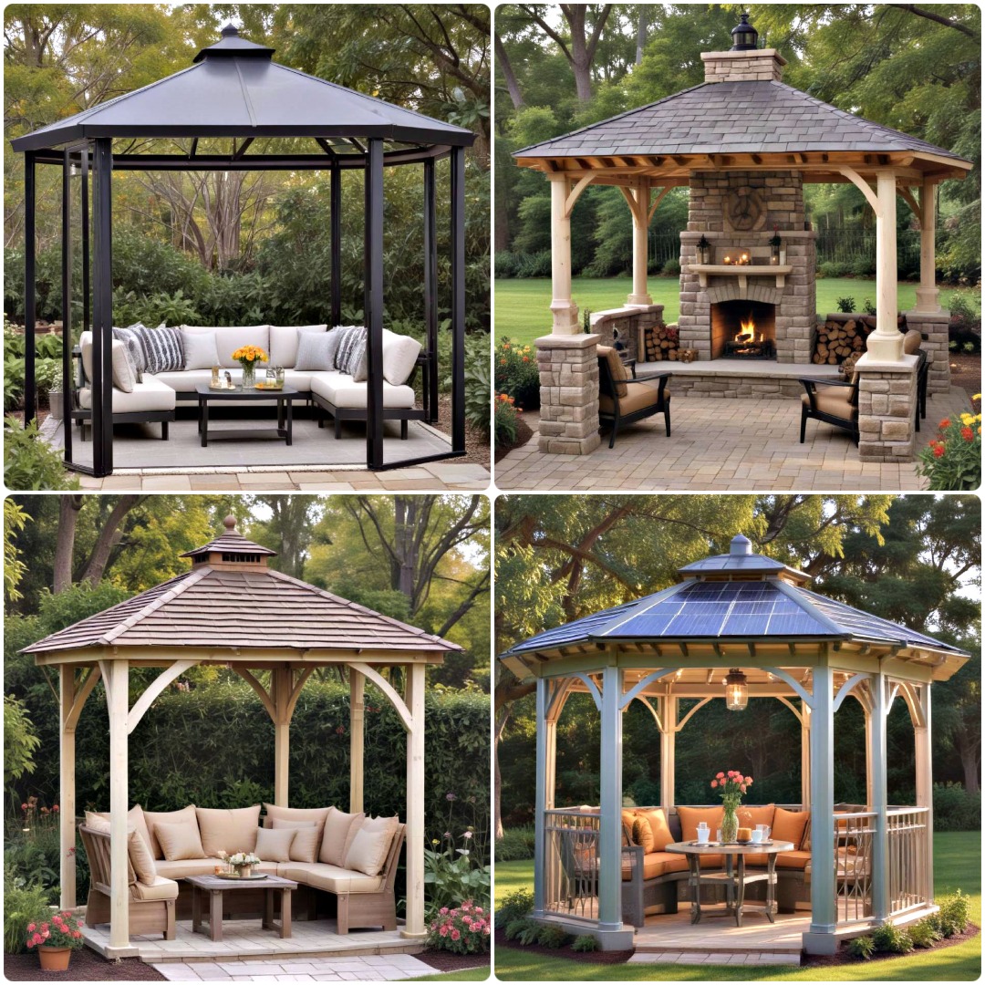 50 Gazebo Ideas to Update Your Outdoor Space