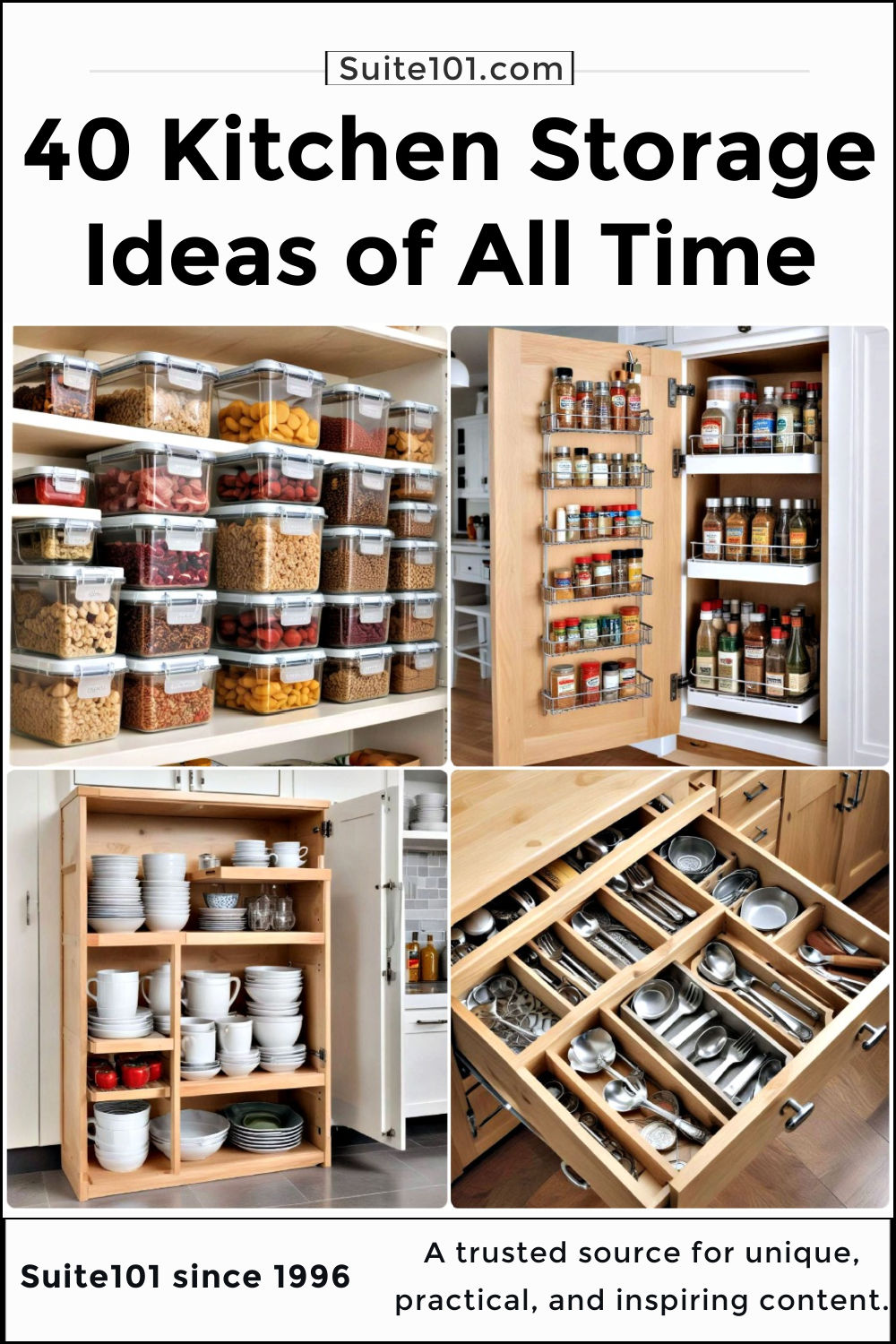 40 Kitchen Storage Ideas for Small to Large Kitchens
