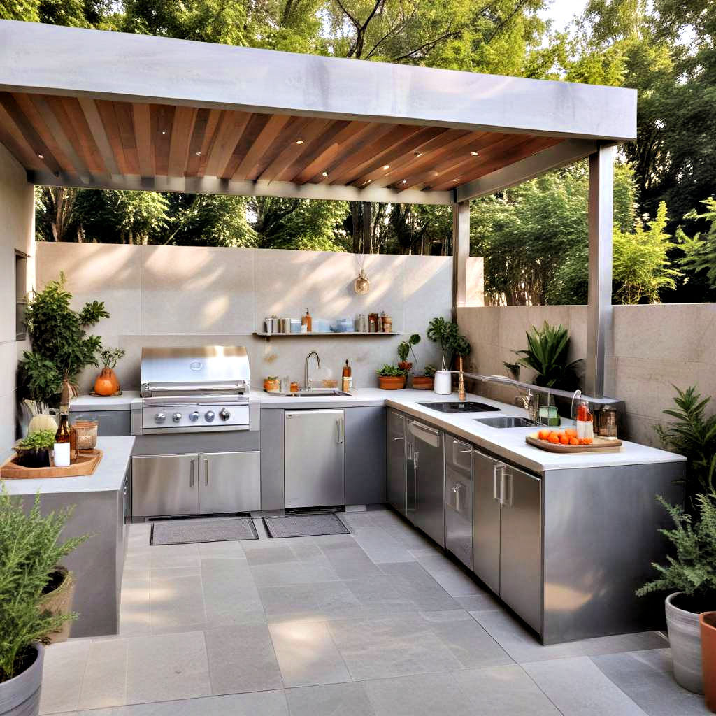25 Covered Outdoor Kitchen Ideas for Your Backyard - Suite 101