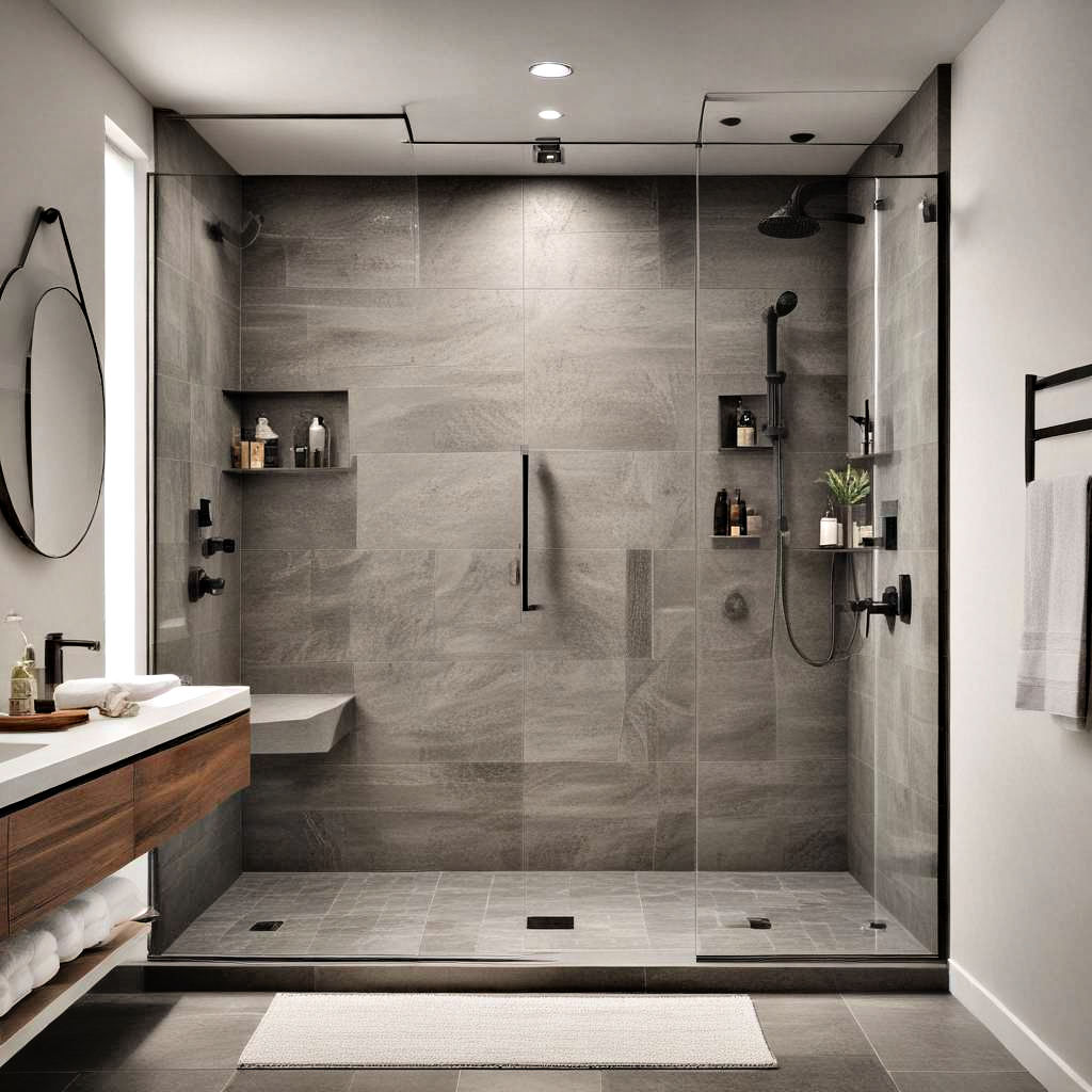 25 Doorless Walk-in Shower Ideas for Modern Homes