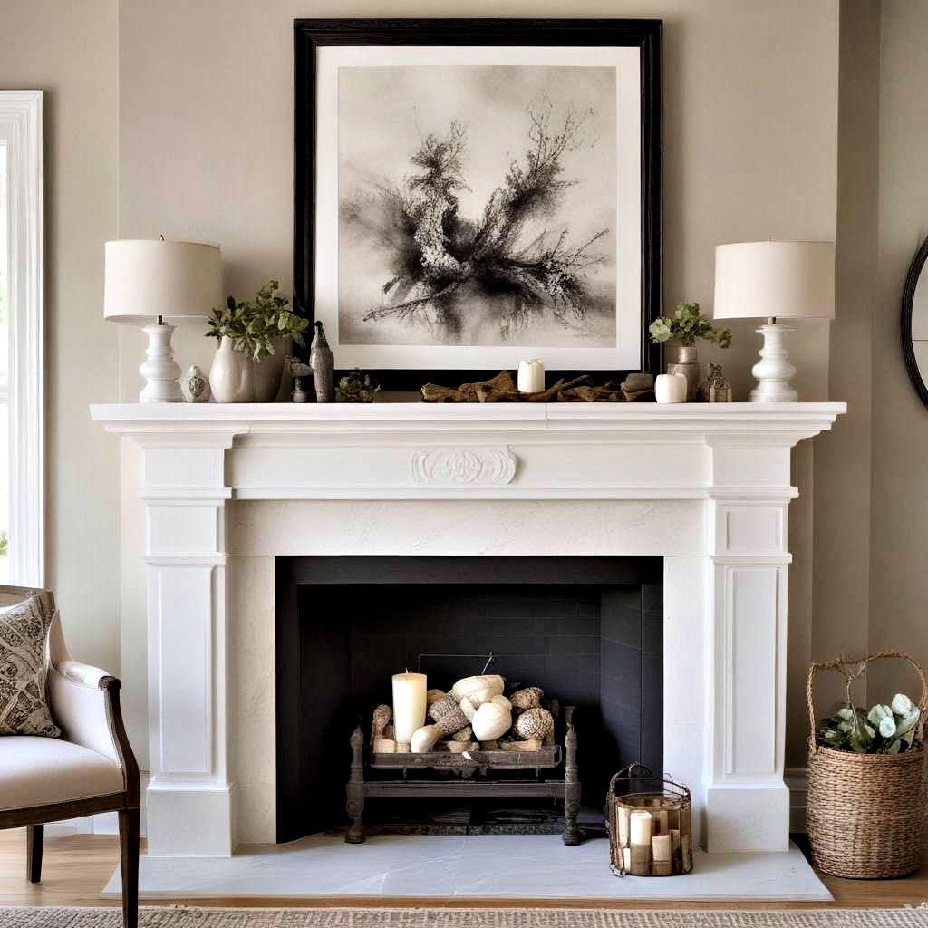 30 Elegant Fireplace Mantel Decor Ideas for Everyday - Suite 101