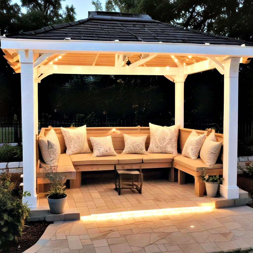 25 Gazebo Lighting Ideas for a Cozy Outdoor Ambiance