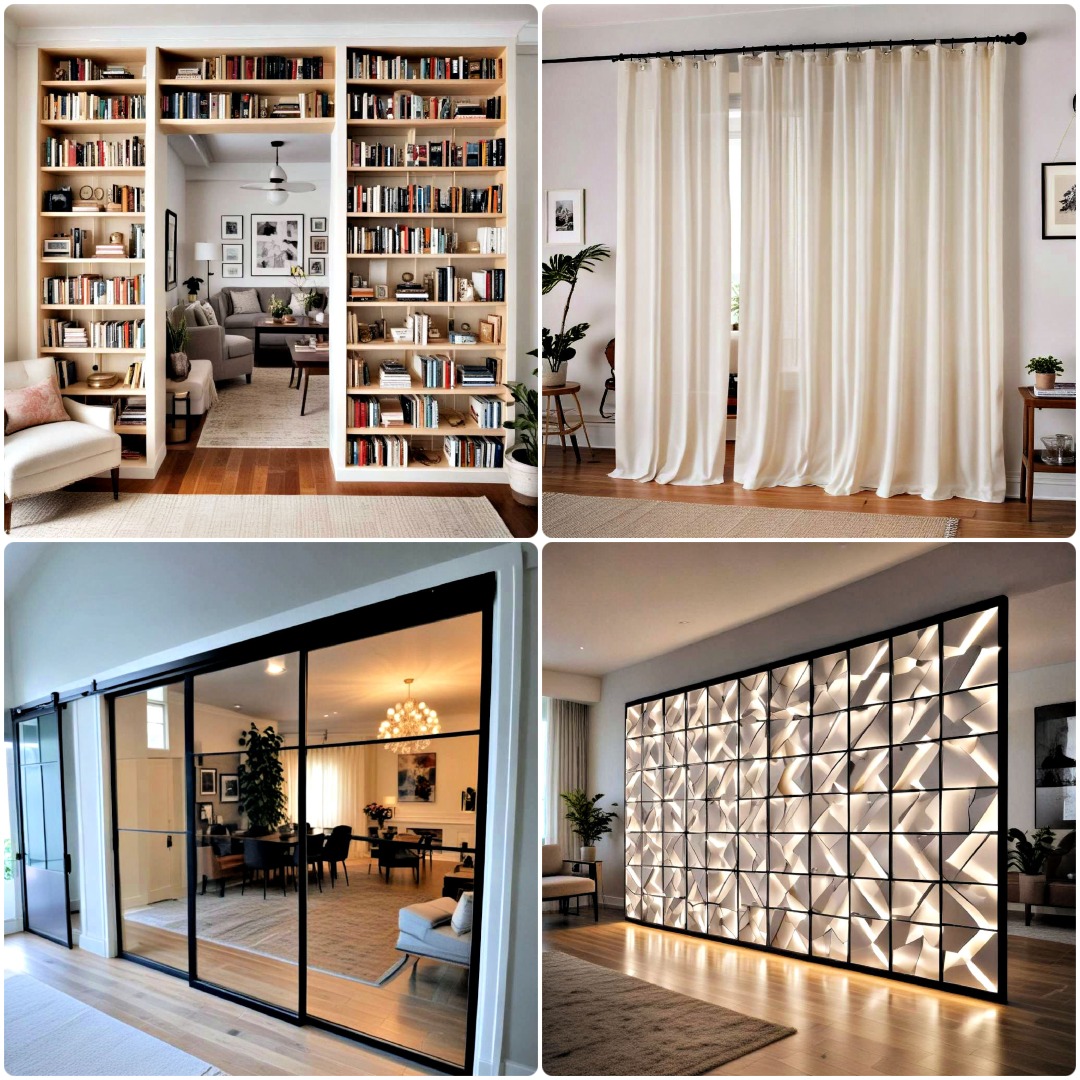 30 Unique Room Divider Ideas for Stylish Partition - Suite 101