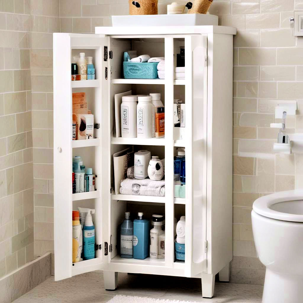 40 Small Bathroom Storage Ideas and Organization (2024)