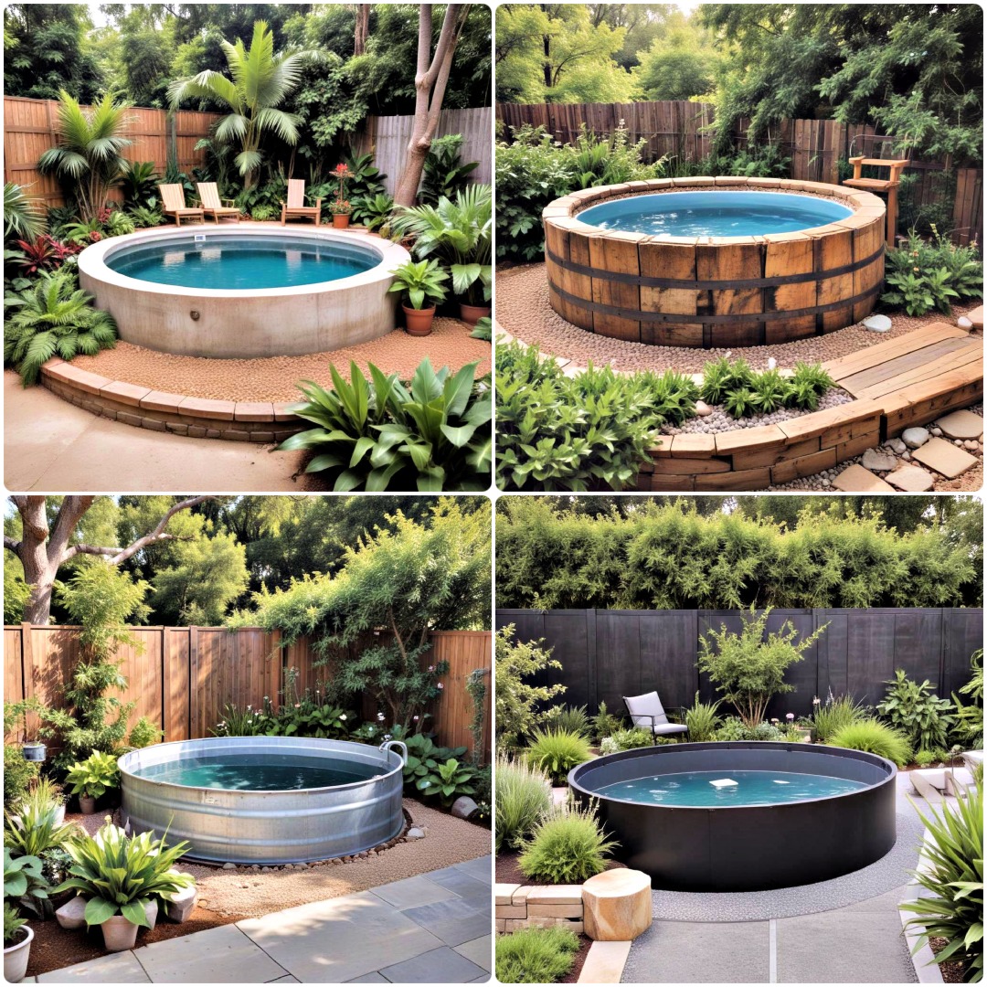 20 Stock Tank Pool Ideas on A Budget - Suite 101