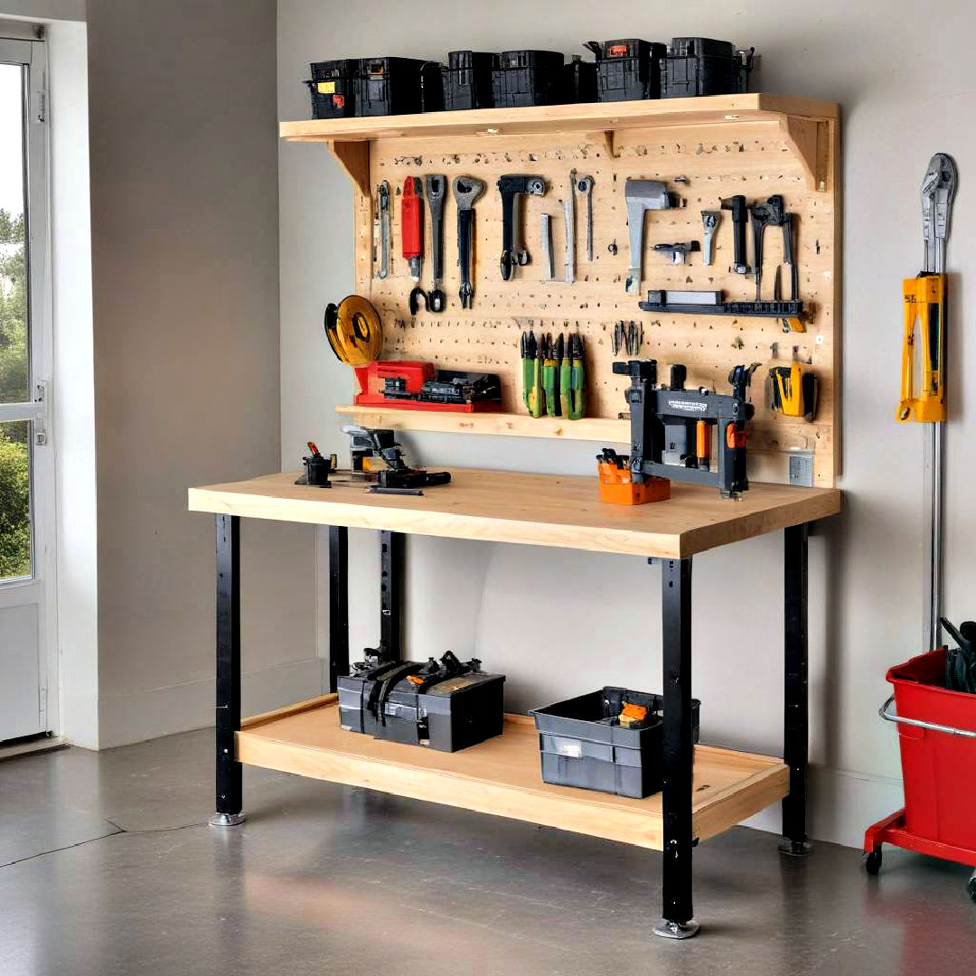 25 Garage Workbench Ideas to Upgrade Your Workspace