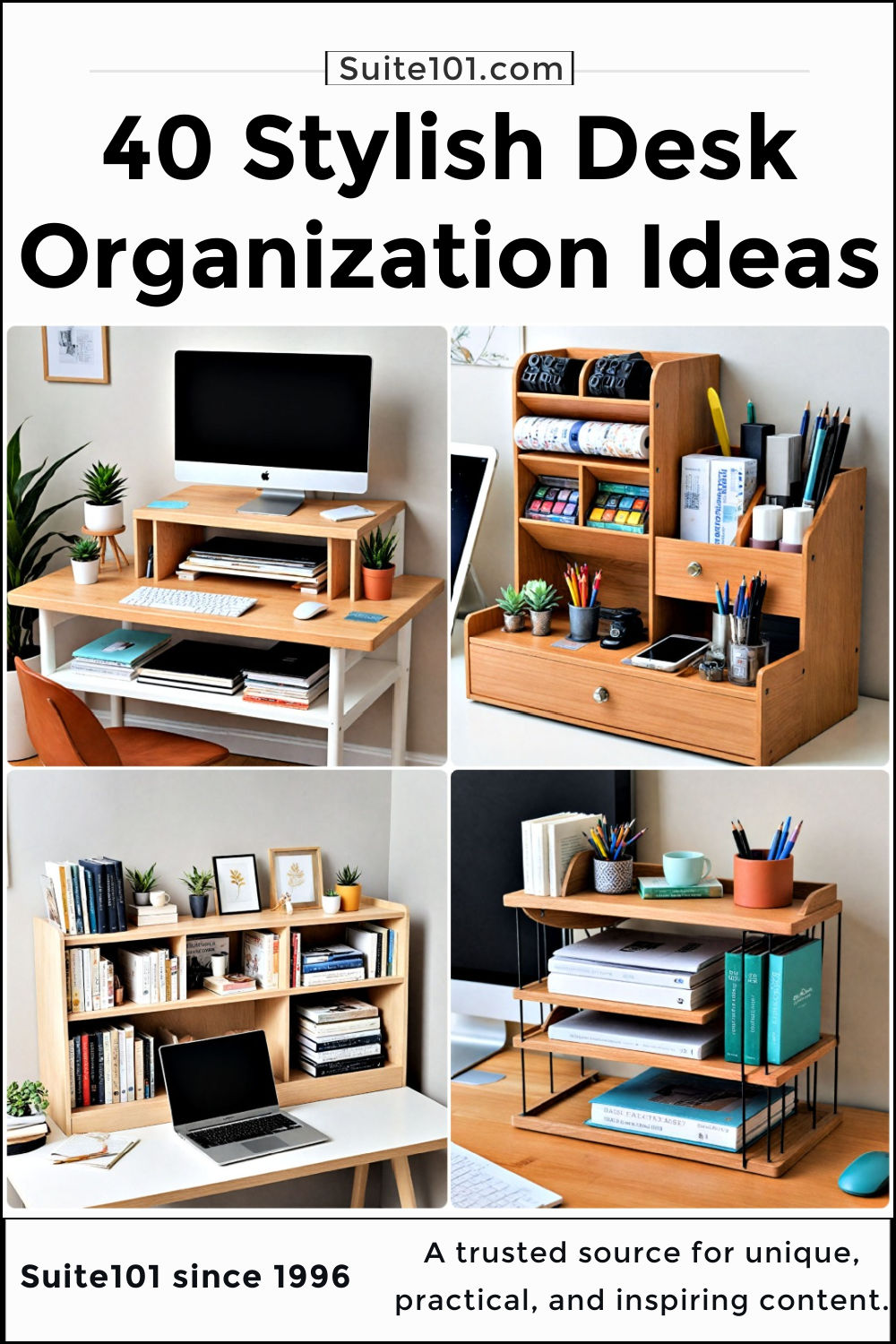40 Desk Organization Ideas for a Clutter-Free Office