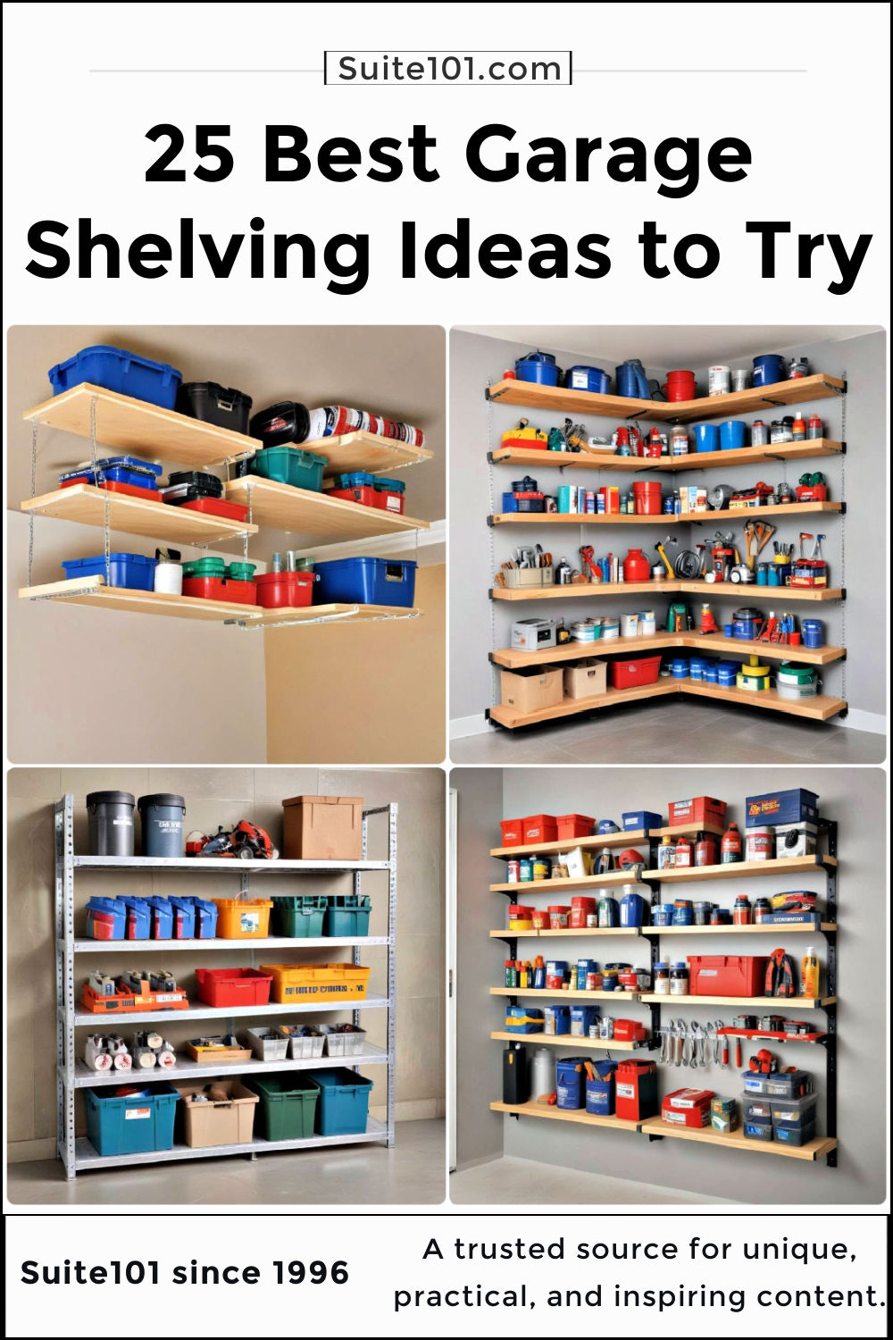 25 Garage Shelving Ideas for a Neat and Tidy Garage