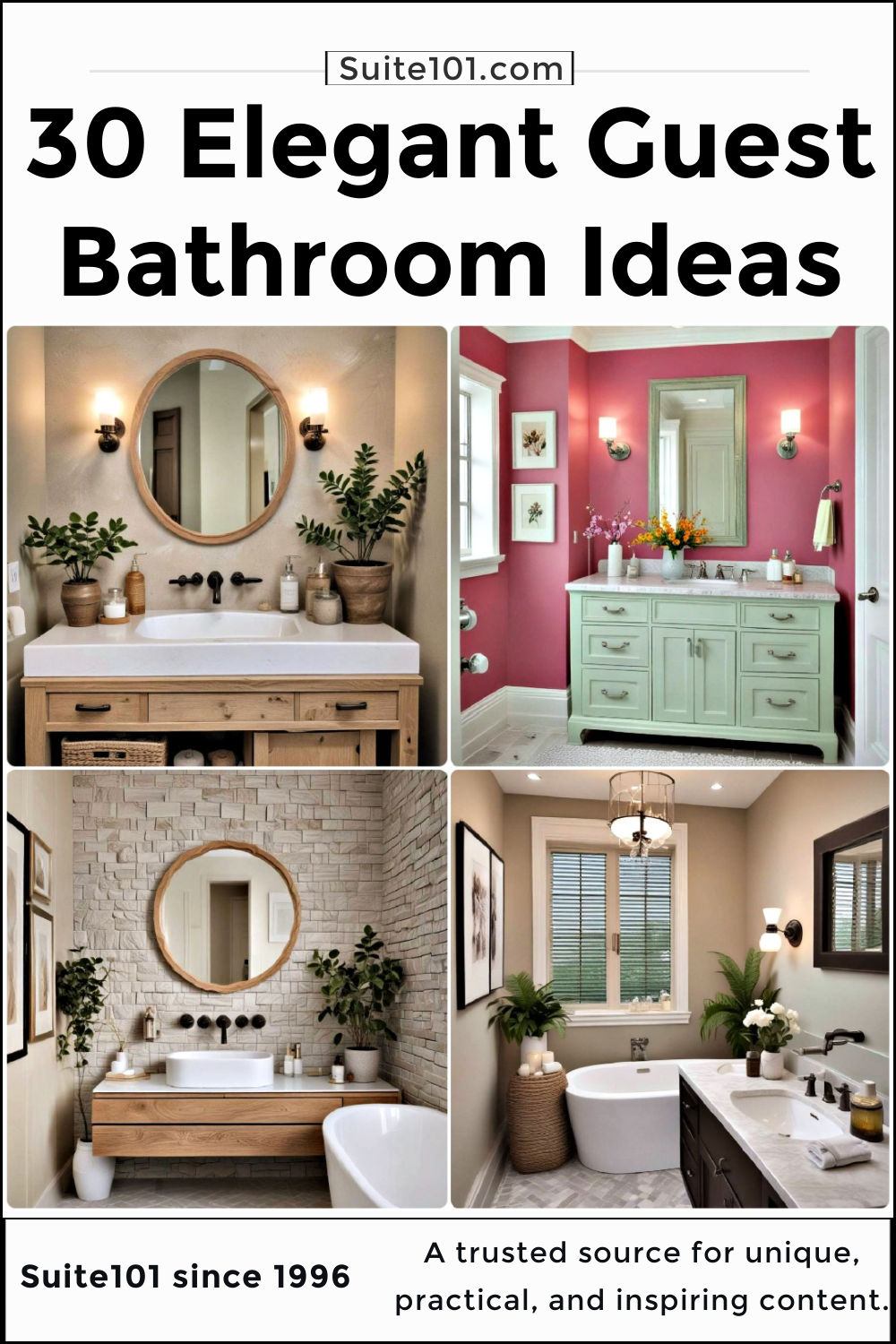 30 Guest Bathroom Ideas to Impress Your Visitors