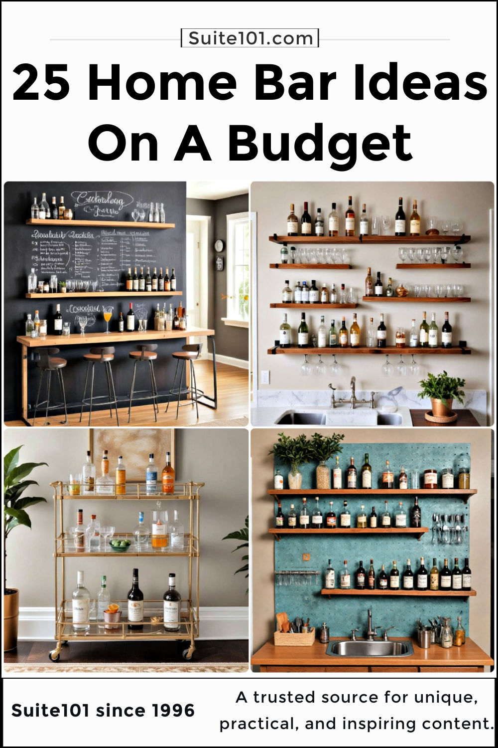 25 Home Bar Ideas on A Budget for Your Home