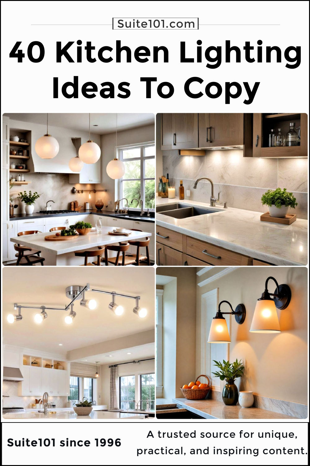 40 Modern Kitchen Lighting Ideas to Try in 2024