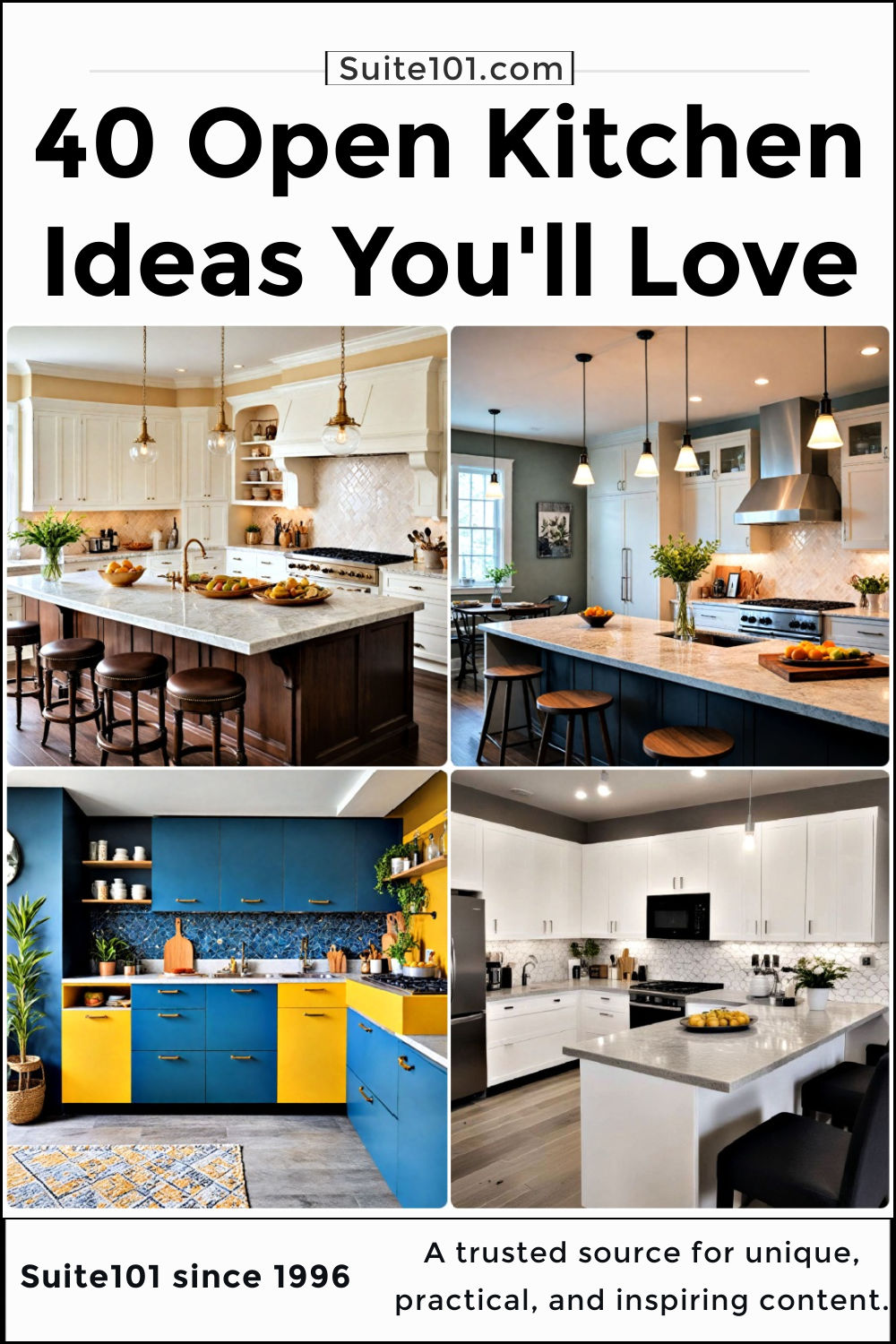 40 Open Kitchen Ideas for a Modern, Airy Home Ambiance