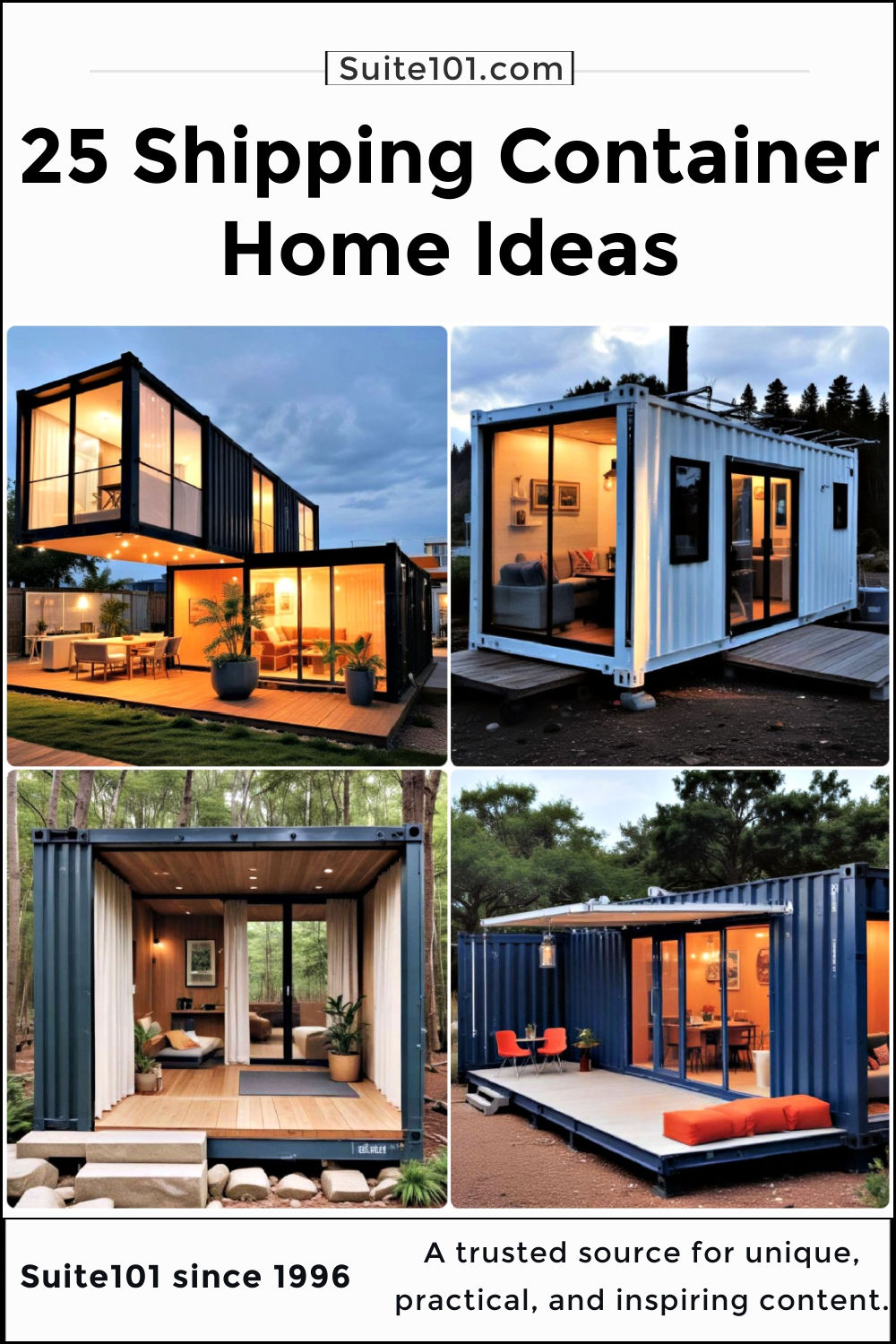 25 Shipping Container Home Ideas and Designs (2024) - Suite 101