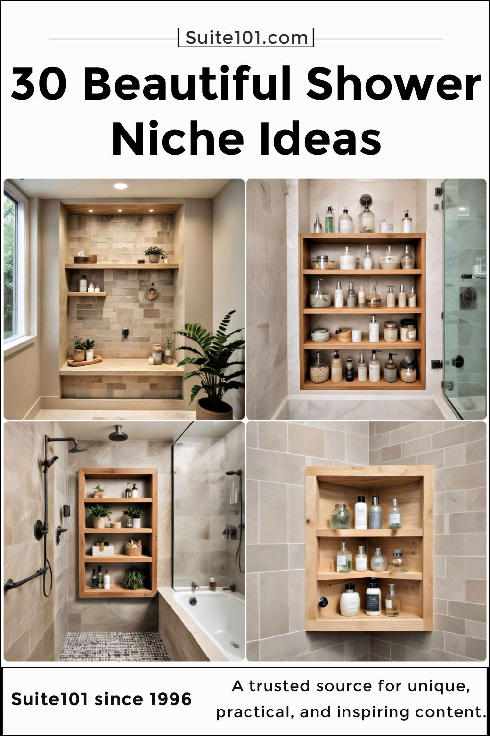 30 Shower Niche Ideas That Maximize Space and Style