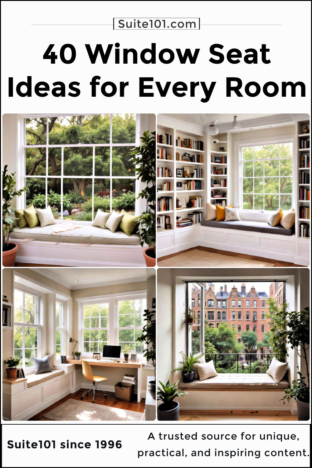 40 Window Seat Ideas to Maximize Comfort and Style