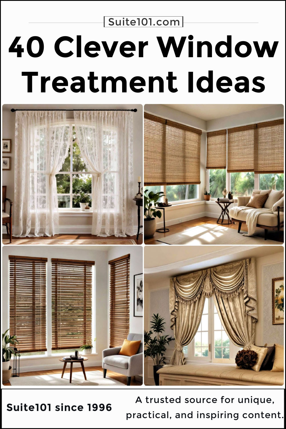 40 Window Treatment Ideas to Elevate Any Room Decor