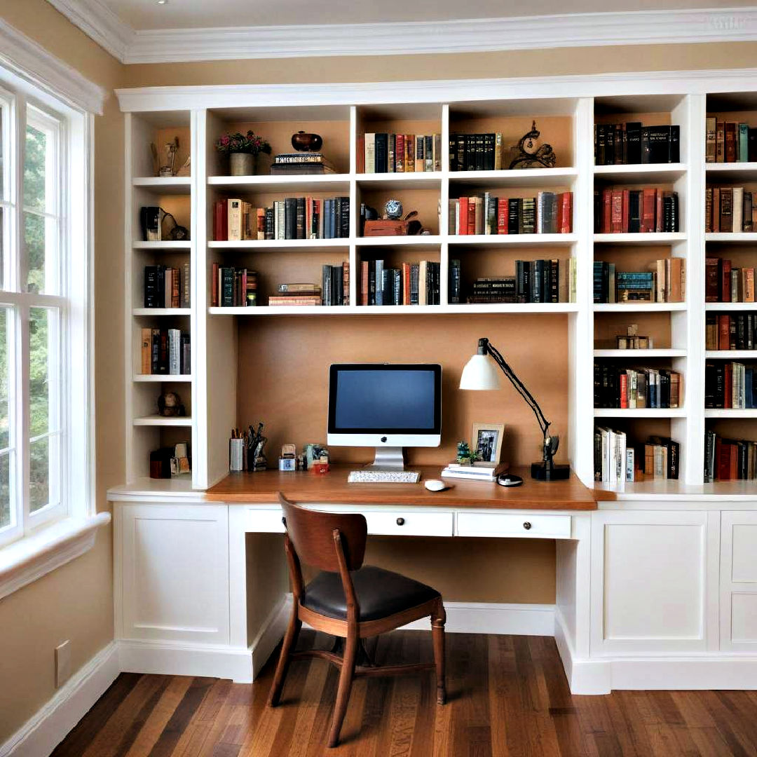 25 Built-in Desk Ideas for a Clutter-Free Home Office