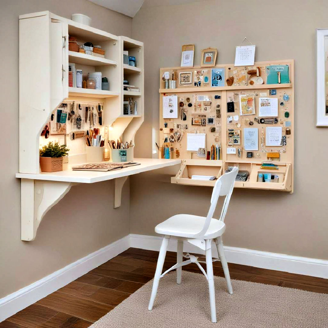 25 Small Craft Room Ideas That Do More With Less